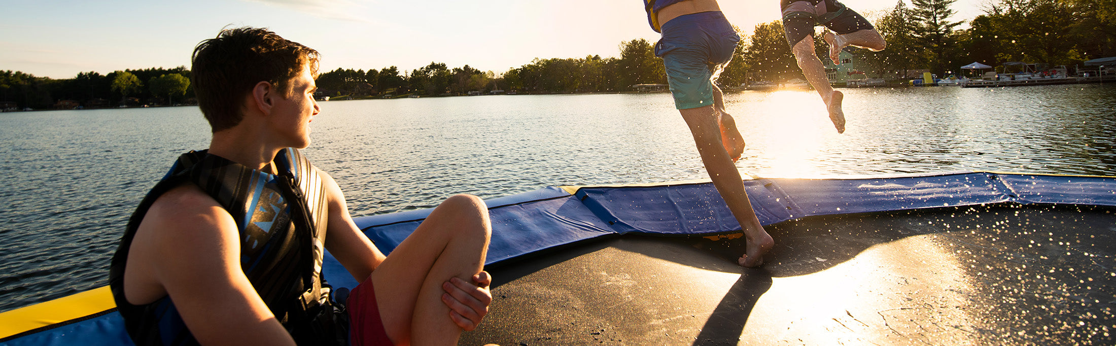 Water Trampolines | Large Inflatable Water Rafts | RAVE Sports