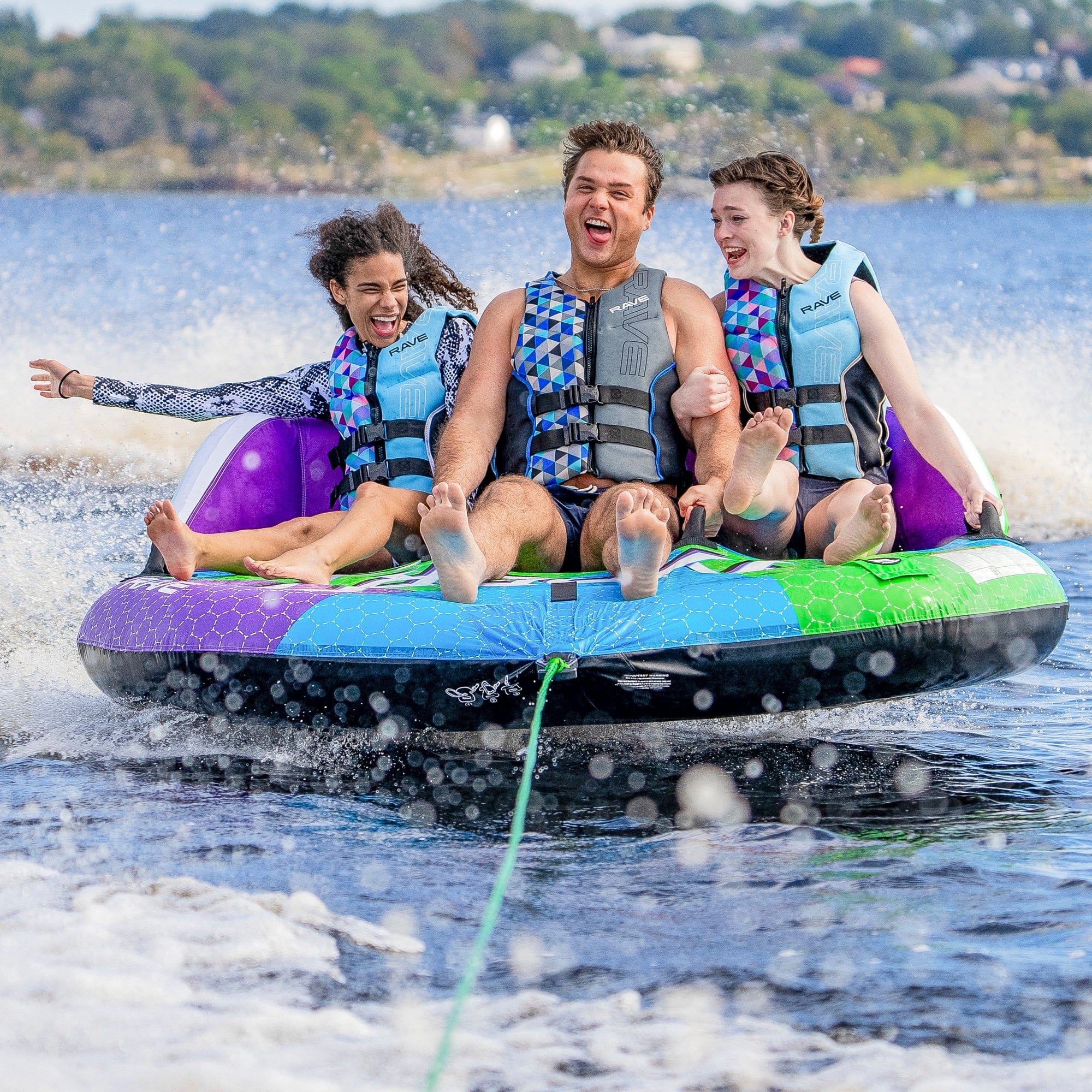 Hyper 3™ Boat Towable Tube | RAVE Sports