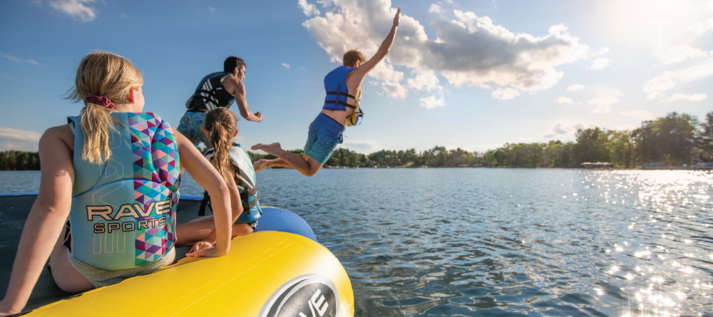 RAVE Sports | Water Sports | Water Trampolines | Boat Tubes | SUP