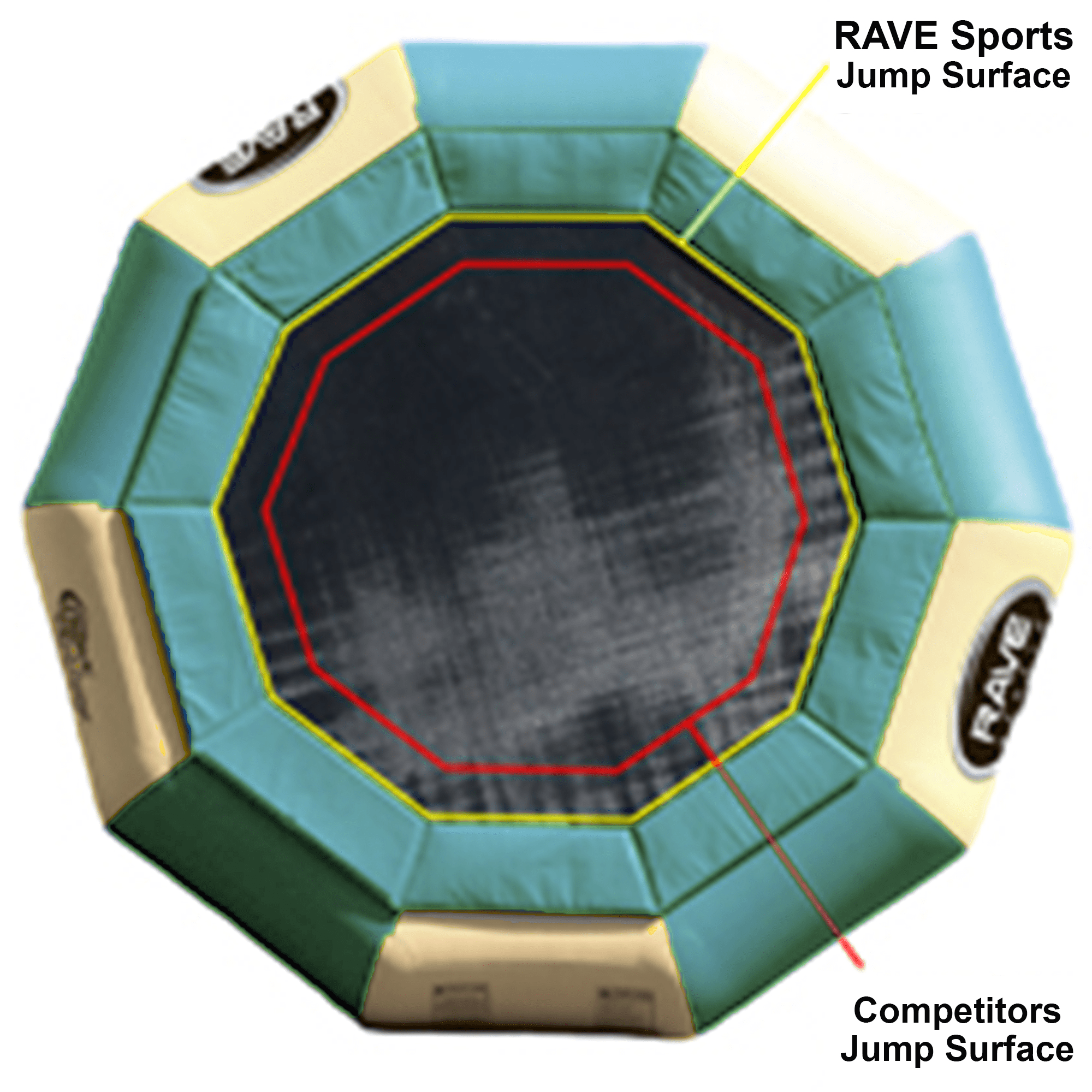 Aqua Jump 150 | Floating Water Trampoline | RAVE Sports