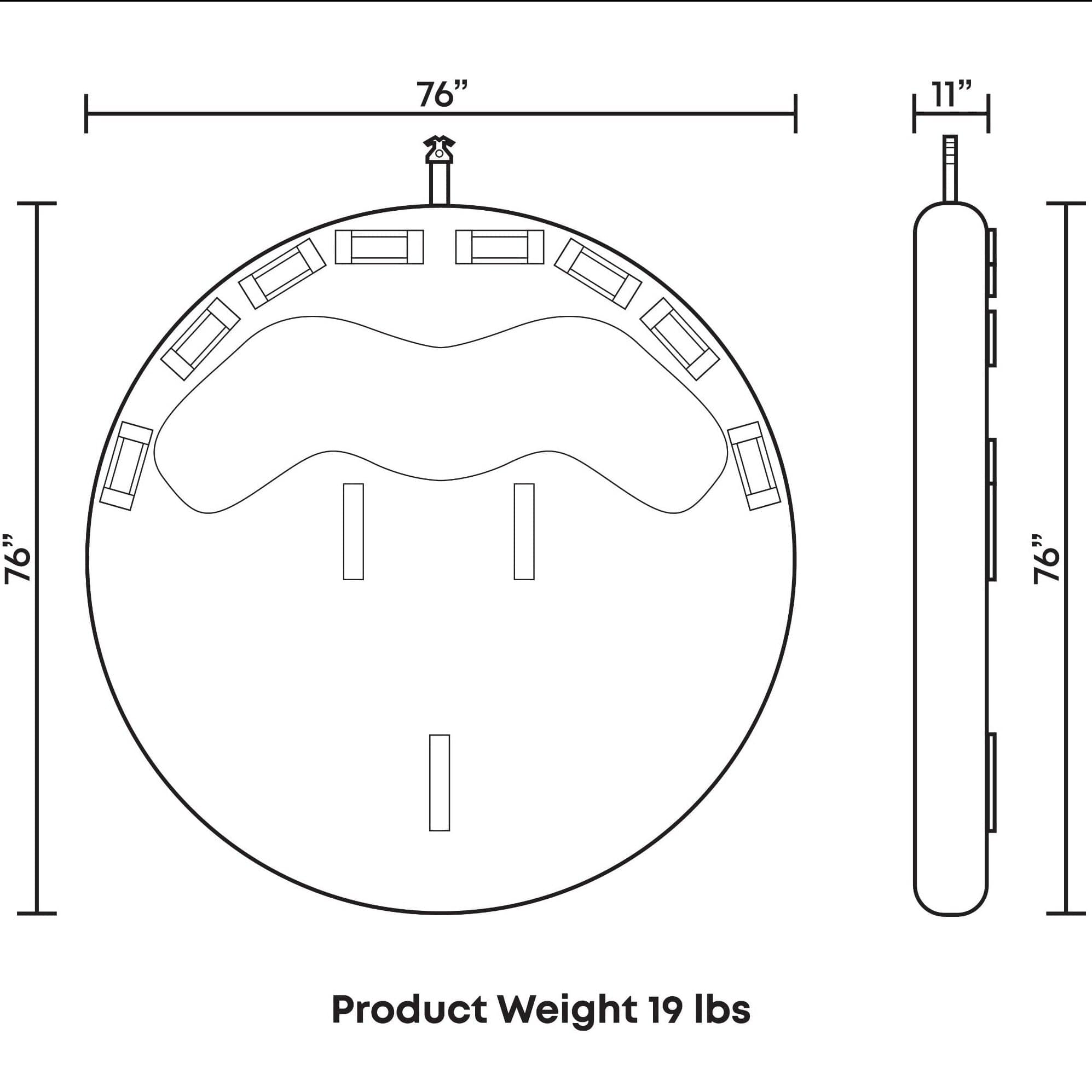 Mega Storm | Boat Towable Tube | RAVE Sports