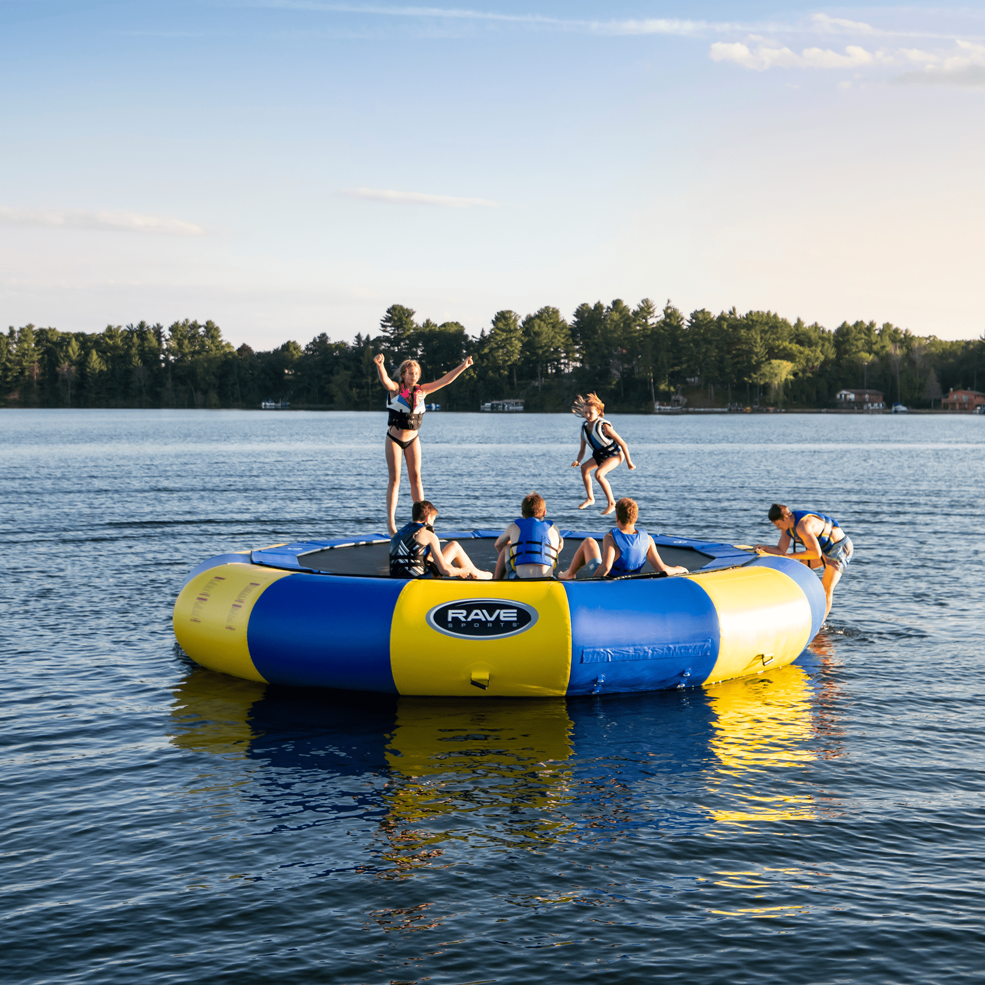 Aqua Jump 200 | Floating Water Trampoline | RAVE Sports
