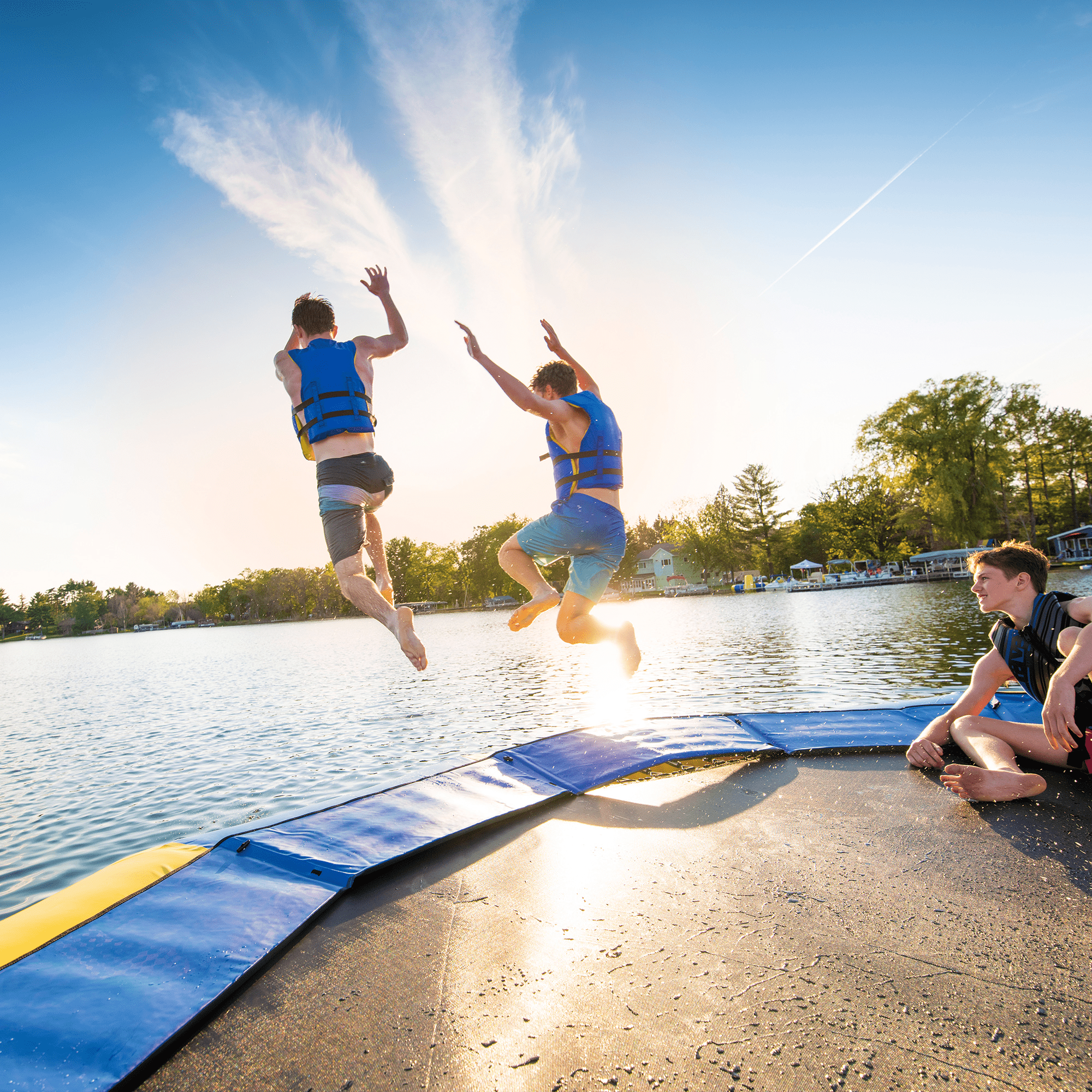 Aqua Jump 200 | Floating Water Trampoline | RAVE Sports