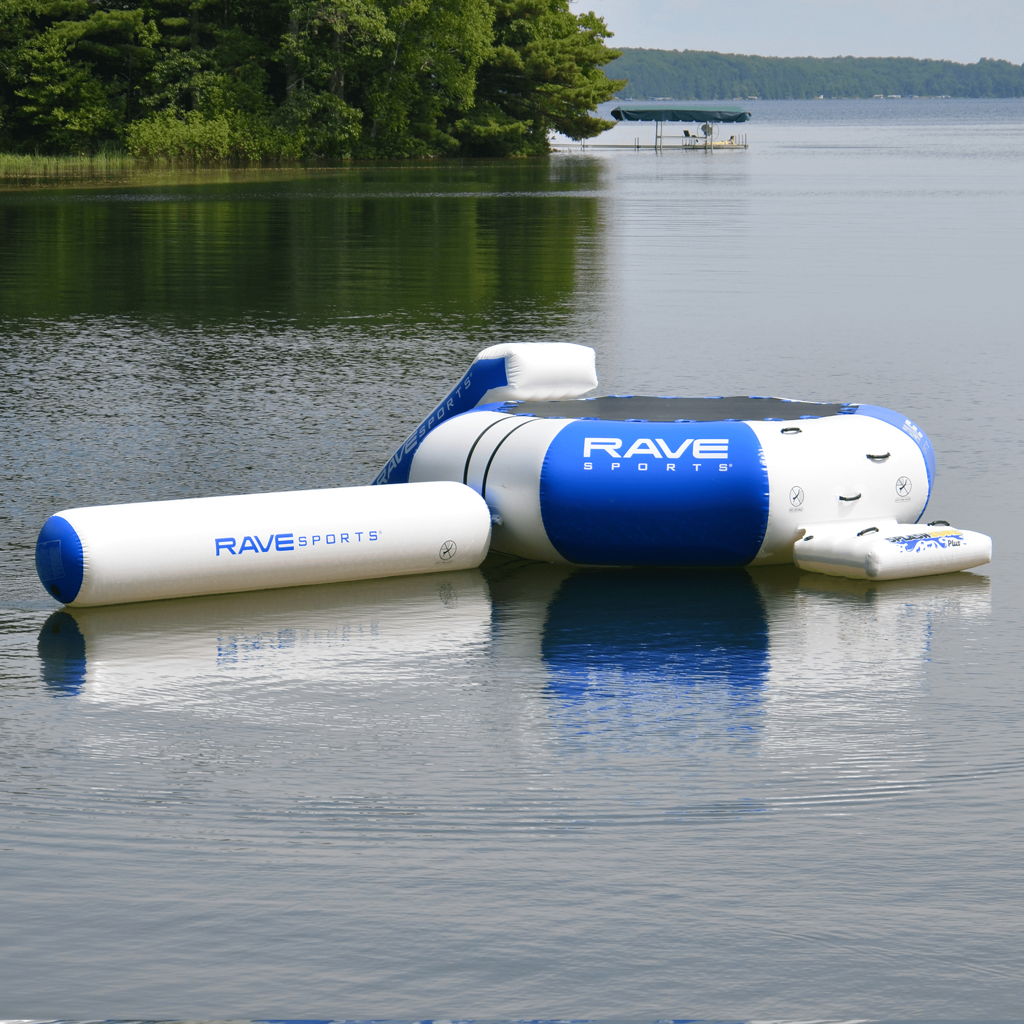 Splash Zone Plus 12' with Slide and Log | RAVE Sports